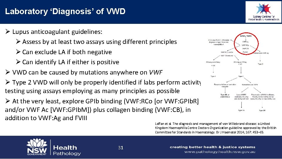 Laboratory testing for von Willebrand disease Emmanuel J