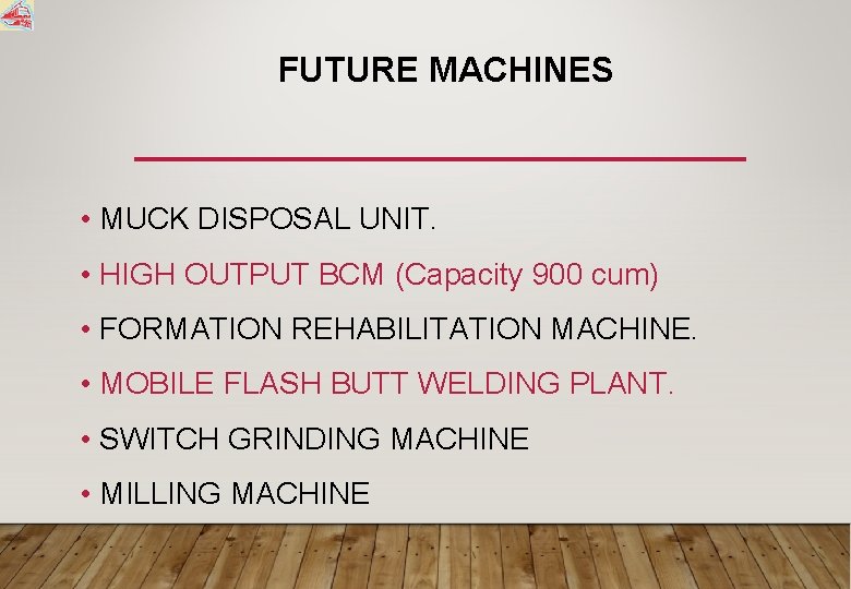 TRACK TOLERENCES Master Copy for IRTMTC by IRICEN