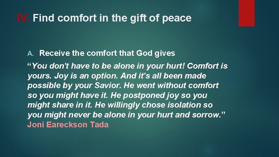 The Gift of Peace A Christmas sermon series