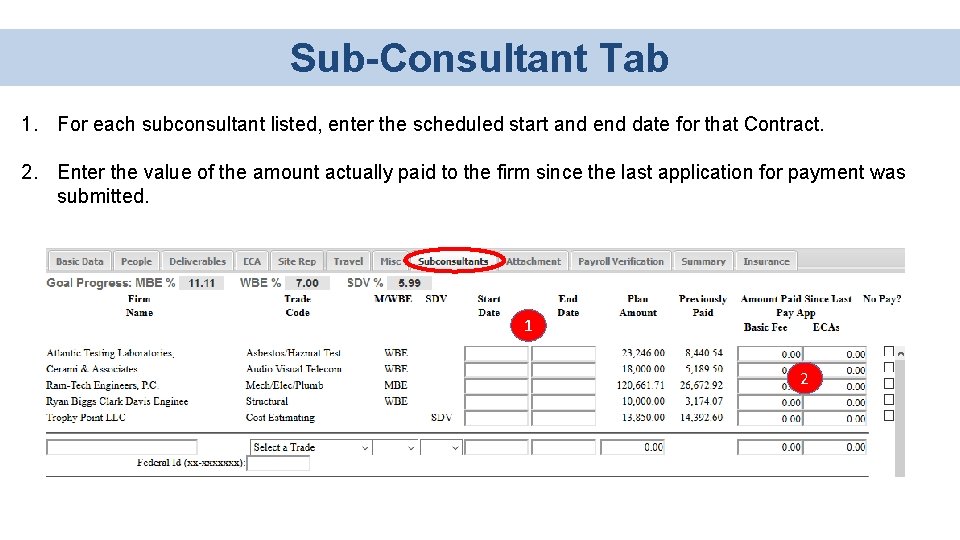Contract Management Reporting System CMR Guidelines for Consultant