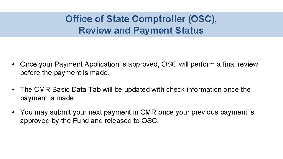 Contract Management Reporting System CMR Guidelines for Consultant