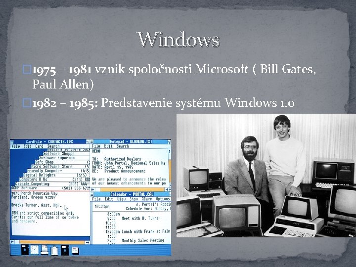 Operan systmy a ich funkcie Obsah o je