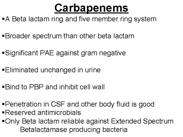 Beta Lactam Antibiotics Prof R K Dixit Pharmacology