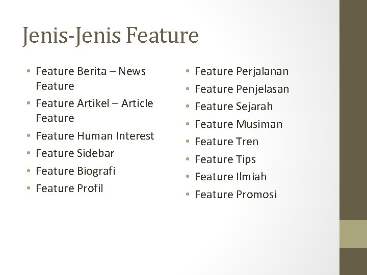 Penentuan Ide dan Gagasan Kreatif Video Feature Produksi