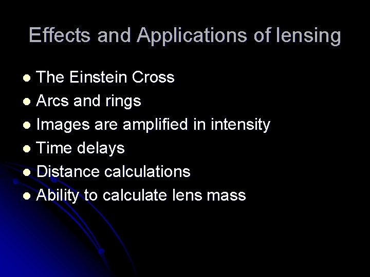 Gravitational Lensing By Shawn Carney What is Gravitational