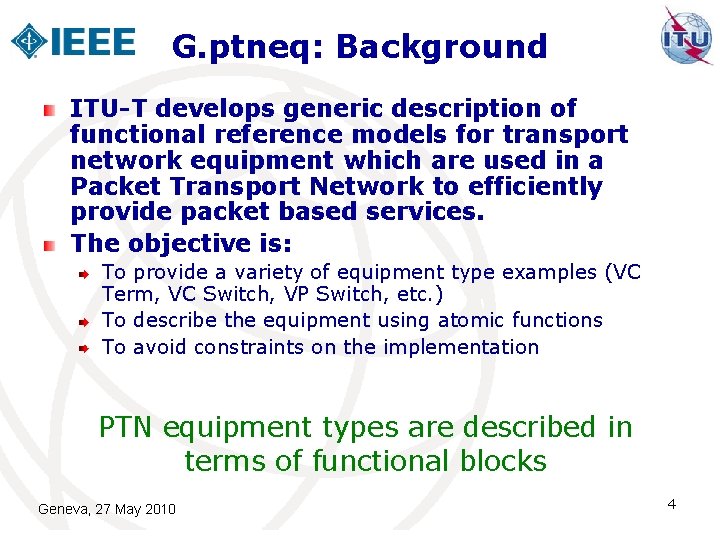 Types and Characteristics of Packet Transport Network PTN