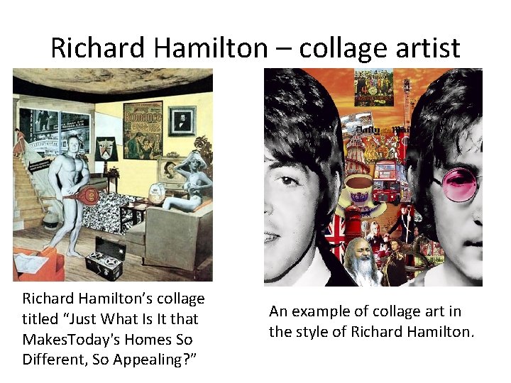 Pop Art 1958 1975 Pop Art was inspired