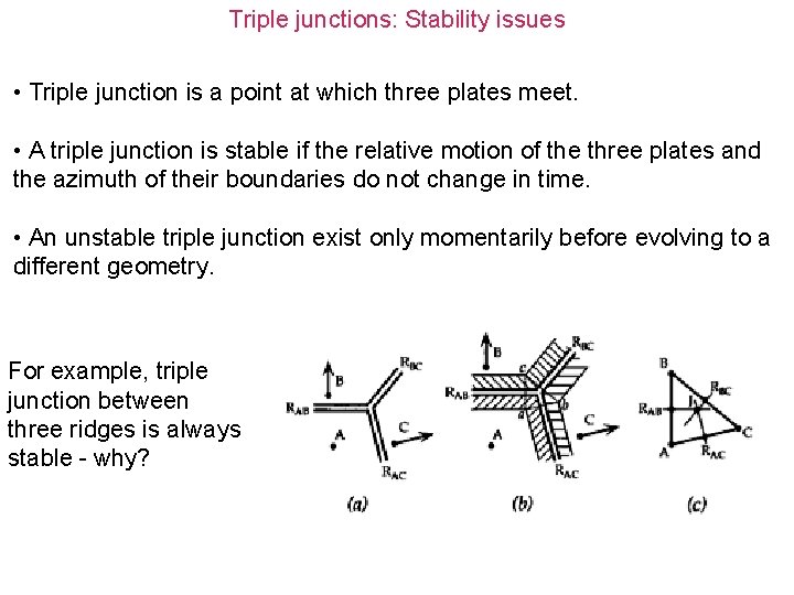 Plate tectonics Plate geometry 2 Important This chapter