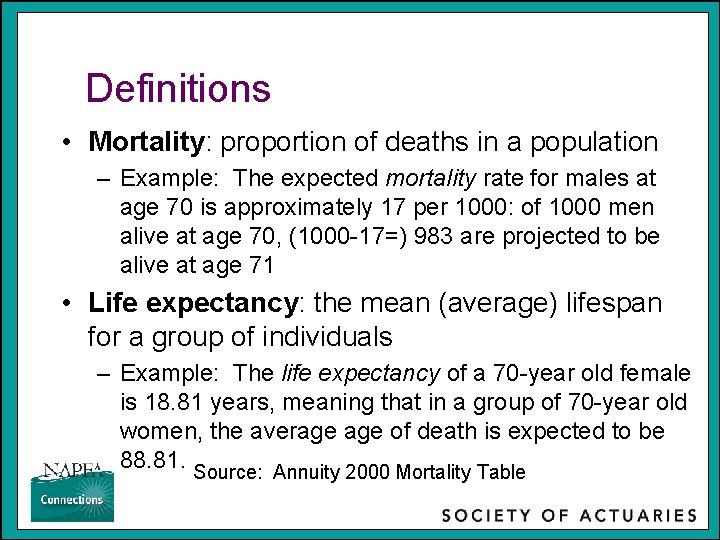 Understanding Longevity What to Tell Your Clients Facts