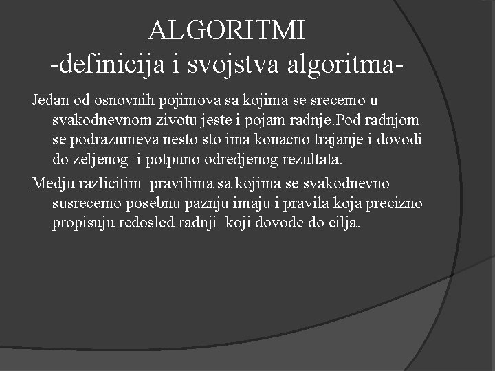 SINTAKSA I SEMANTIKA PROGRAMSKIH JEZIKA Kod prirodnih jezika