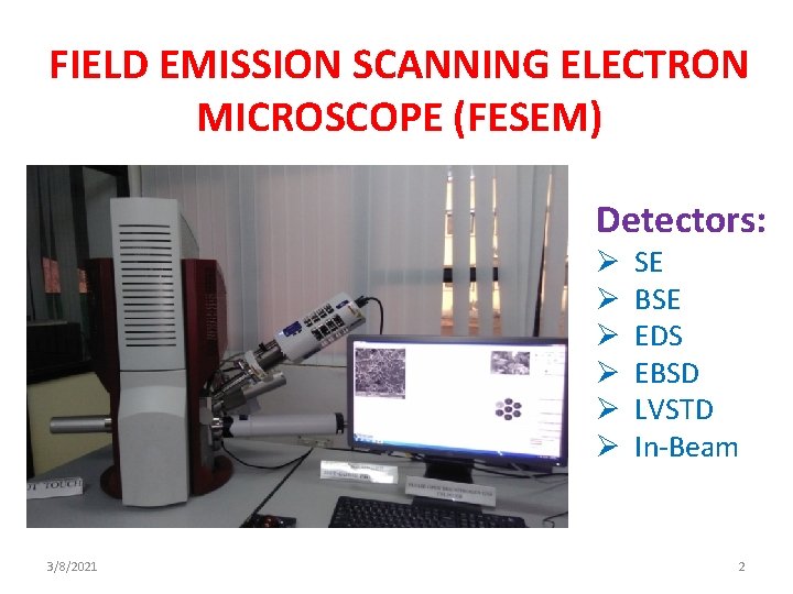 Characterization Techniques Field Emission Scanning Electron Microscope ...