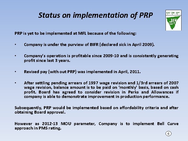 MADRAS FERTILIZERS LIMITED MANALI CHENNAI 600 068 Status