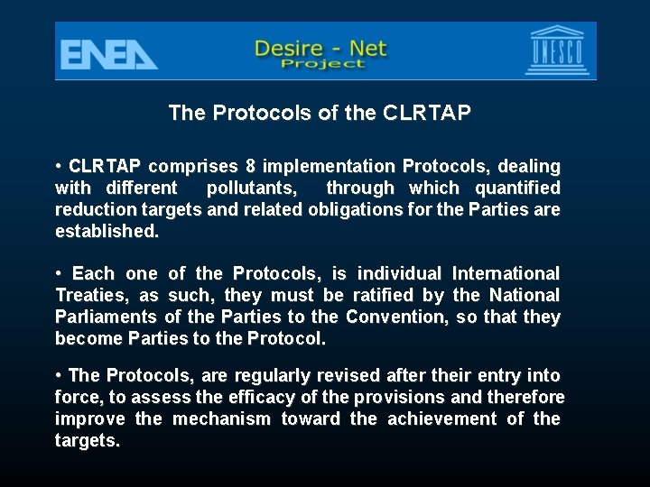 Transboundary Air Pollution and related Integrated Assessment Modelling