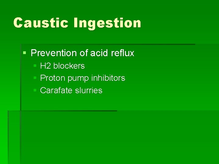Caustic Ingestion and Foreign Bodies of the Aerodigestive