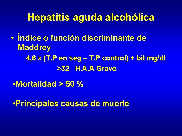 Hepatitis aguda alcohlica J SnchezDelgado Septiembre 2010 Alcohol