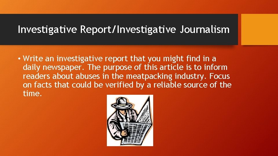 Performance Task Writing Activity News Articles Thursday Friday