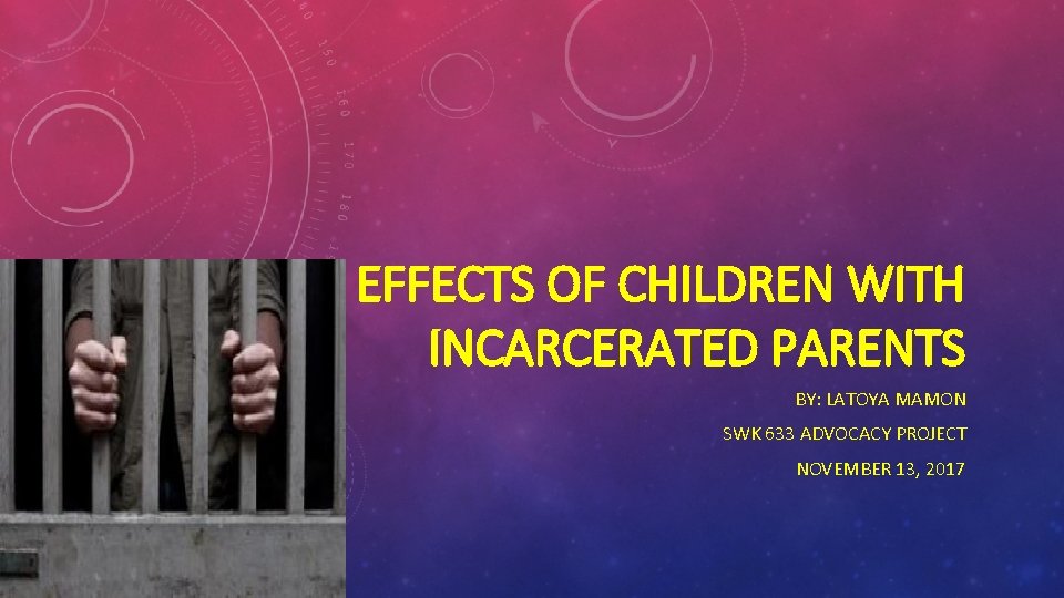 EFFECTS OF CHILDREN WITH INCARCERATED PARENTS BY LATOYA
