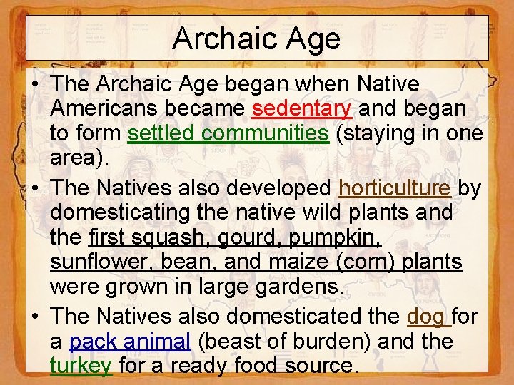 Unit One PreColumbian America The American Natives 30