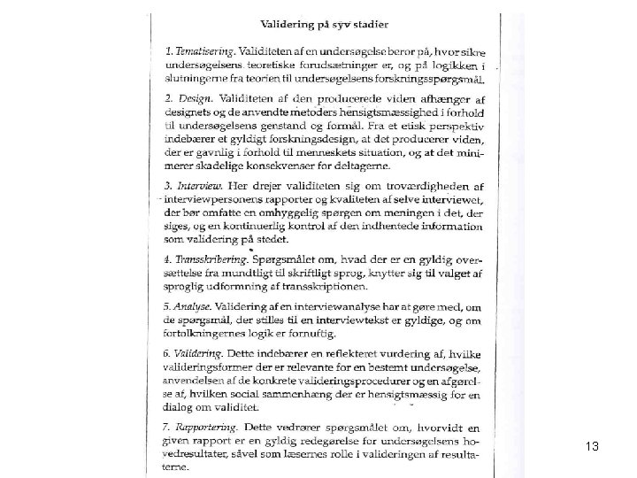 10 Kursusgang Validitet og reliabilitet 1 P programmet