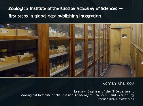 Zoological Institute of the Russian Academy of Sciences