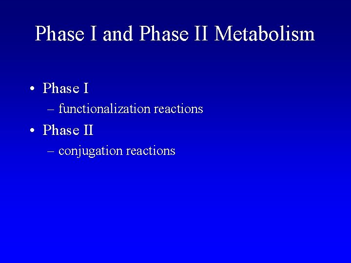 Introduction to Drug Metabolism Virginia A Johnson MS