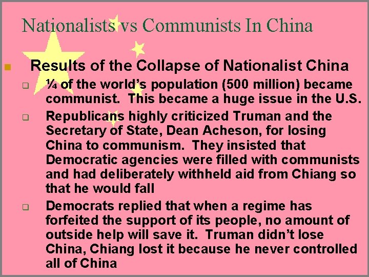 Origins of the Cold War Part II Origins