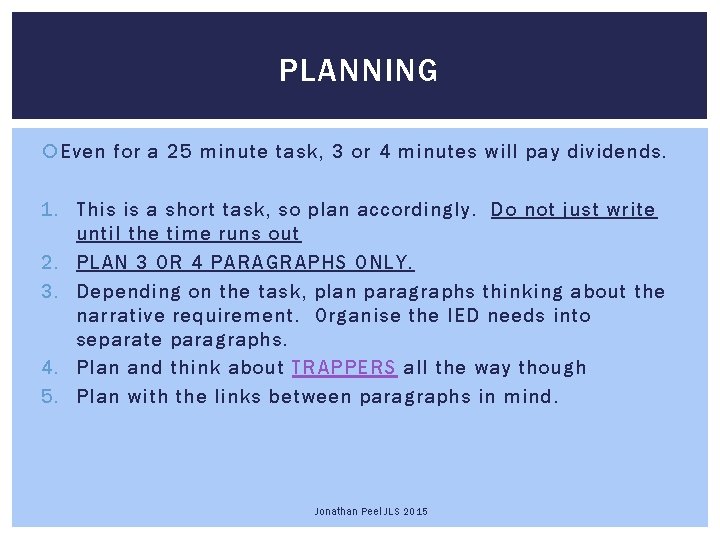 APPROACHING THE SHORT WRITING TASK EDEXCEL IGCSECERTIFICATE Jonathan