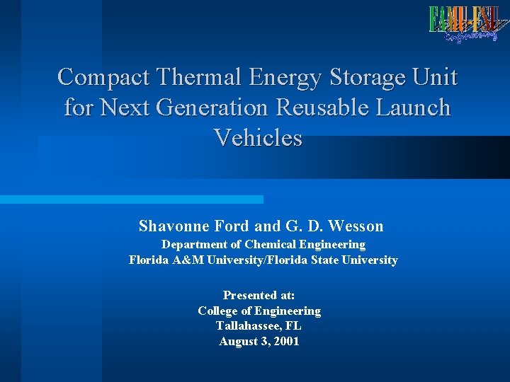 Compact Thermal Energy Storage Unit for Next Generation