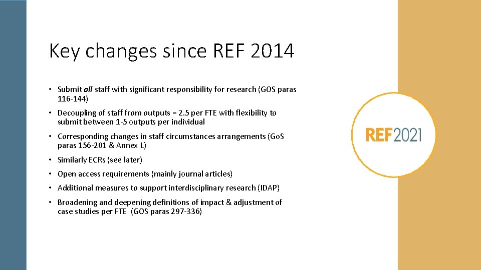 REF 2021 Update Joanne Conaghan Chair Law Subpanel