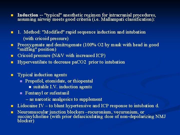 Posterior Fossa Procedures Infratentorial Craniotomy and ...