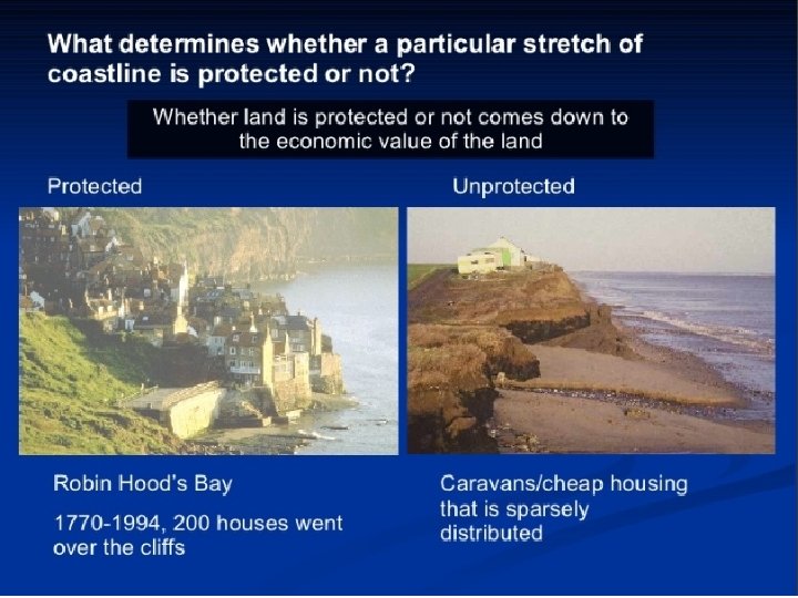 Holderness protection objectives and management strategies Since the