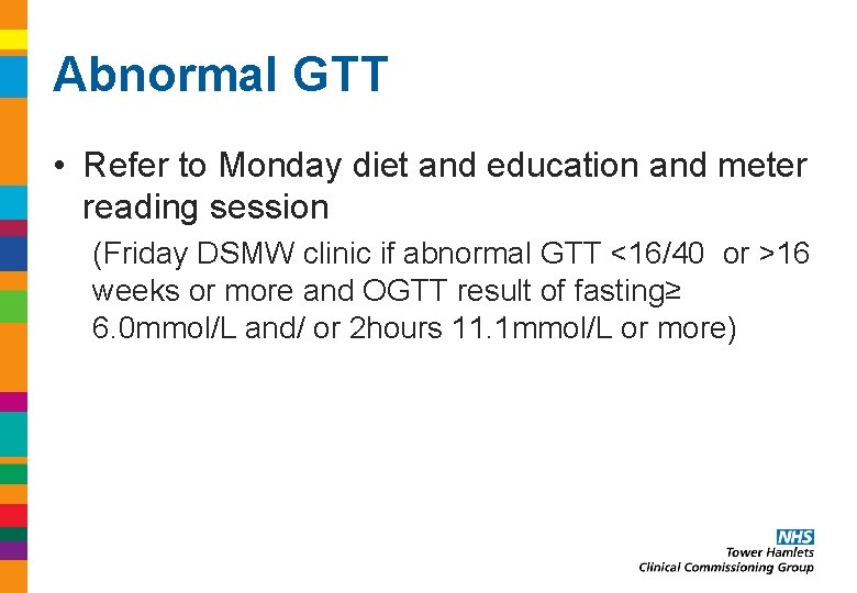 Diabetes pregnancy labour and the puerperium guideline Summary