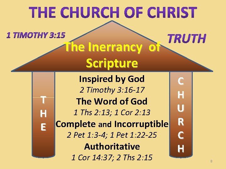 1 Timothy 3 15 TRUTH The T Pillar
