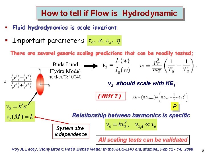 What do flow measurements tell us about the