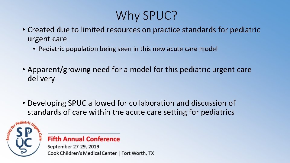 SPUC What to know before you go to