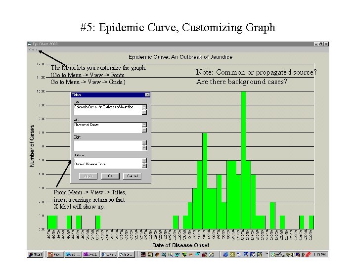 Epi Info 2000 Main Menu Designing questionnaire Creating
