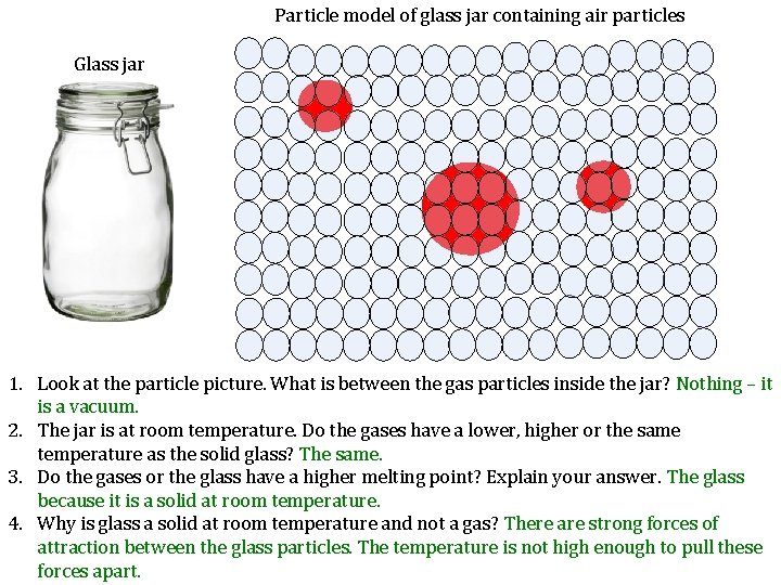 Topic Particle pictures states of matter and melting