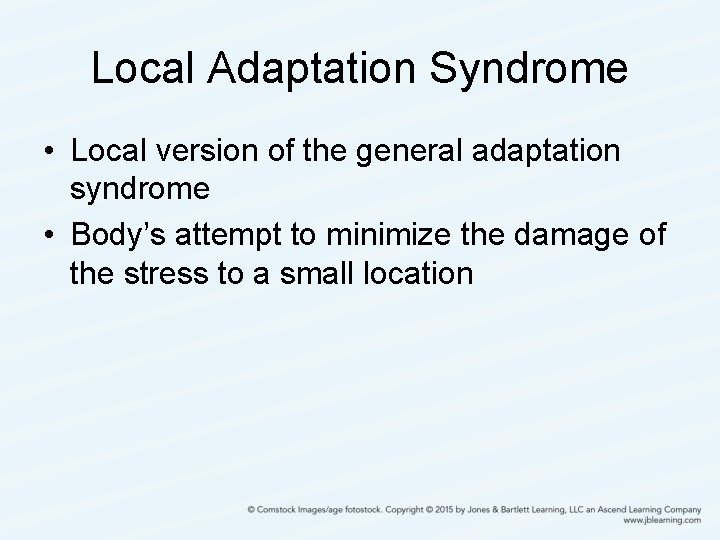Chapter 2 Body Defenses Stress Universal experience Result