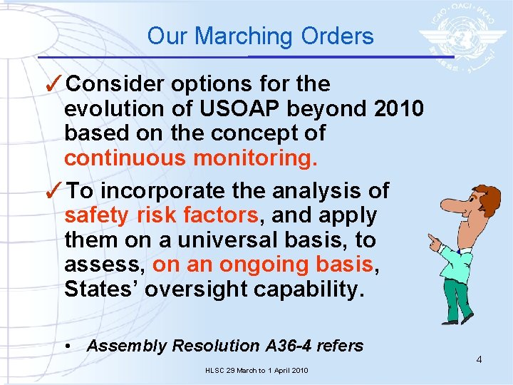 Universal Safety Oversight Audit Programme USOAP Continuous Monitoring