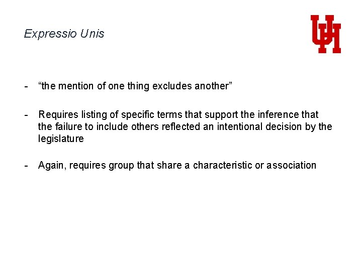 Linguistic Canons of Construction An Overview Tracy Hester