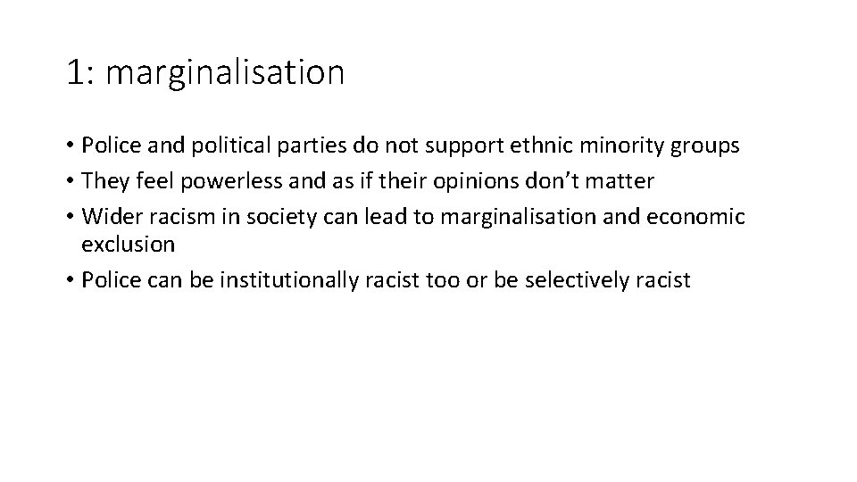 Ethnicity and crime Ethnicity and official statistics Ethnic