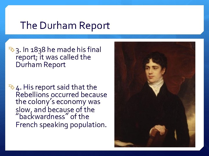 Causes of the Rebellions 3 Liberalism A What