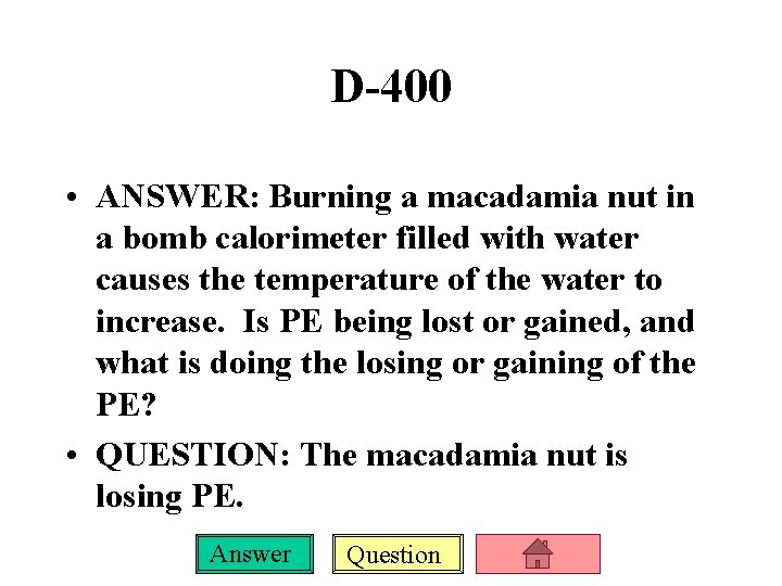 Matter and Energy Jeopardy Types of Matter Properties
