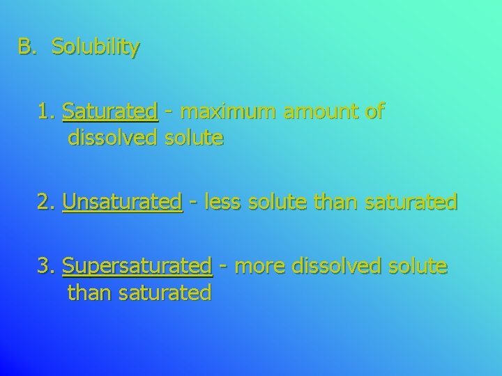 Chapter 13 Solutions Types of Mixtures Solutions Suspensions
