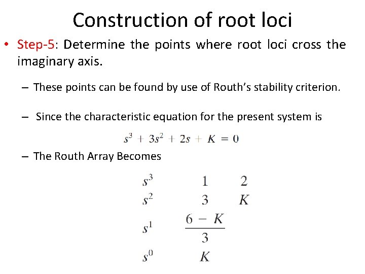 Control Systems CS Lecture23 24 Construction of Root
