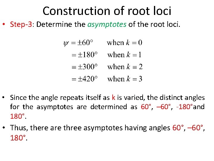 Control Systems CS Lecture23 24 Construction of Root