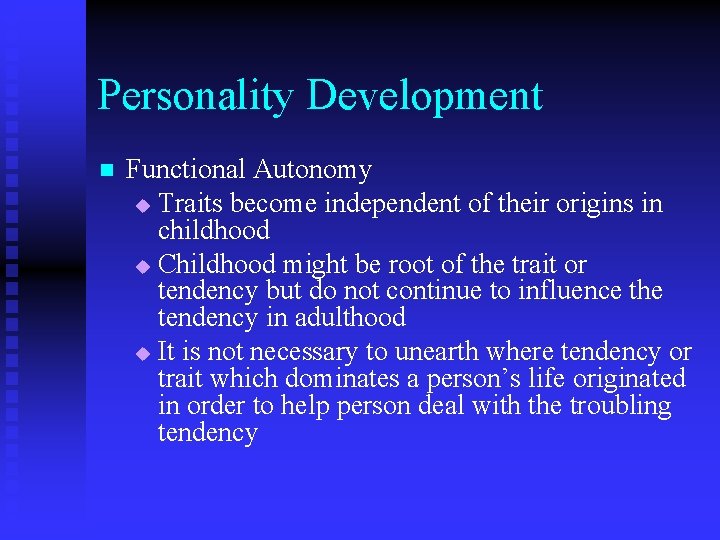 Gordon Allport Trait Theory I Biography 1897 1967