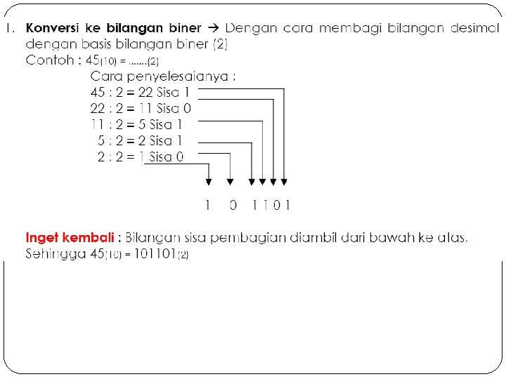 Sistem Bilangan Dan Pengkodean Sistem Bilangan number system