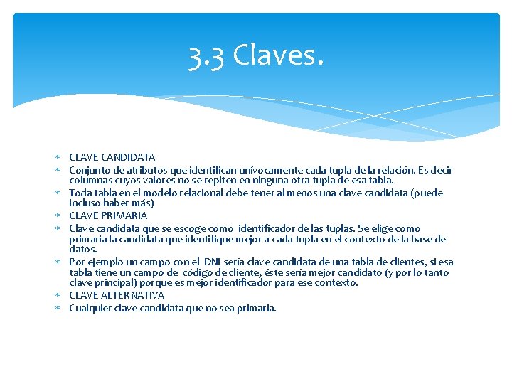 3 2 Esquema de las bases de datos