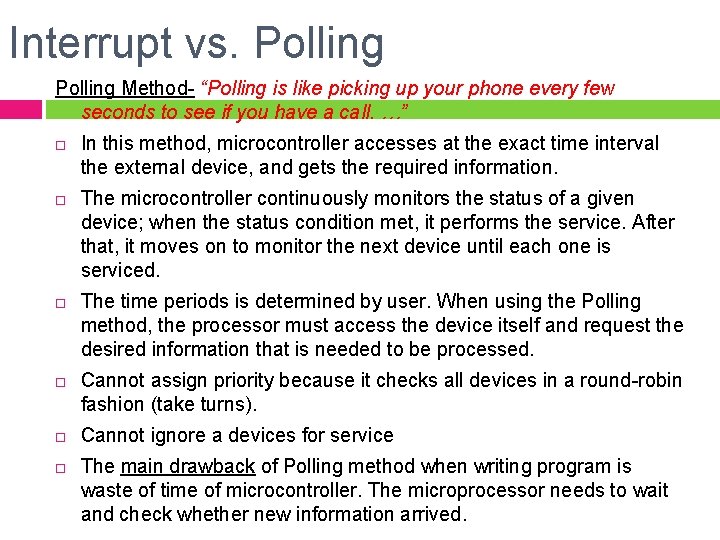 Eet 203 Microcontroller Systems Design Interrupt Programming Objectives